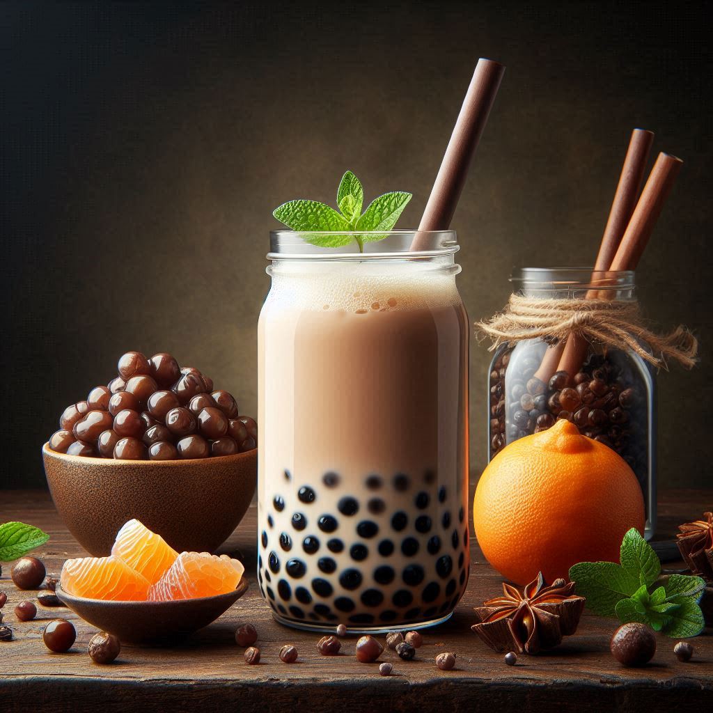 Recept na Brown sugar milk tea - Bubbletea4you.cz